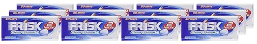 Frisk Clean Breath, Caramelle - 35 gr, Confezione da 12 pezzi: Amazon ...