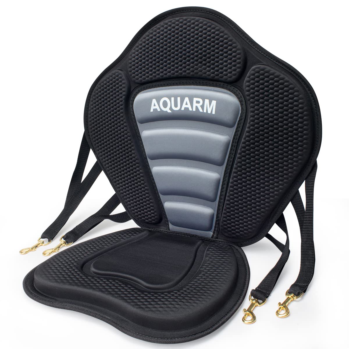 AQUARM Kayak Seat Thickened Padded Deluxe Canoe Seat Adjustable Kayak ...