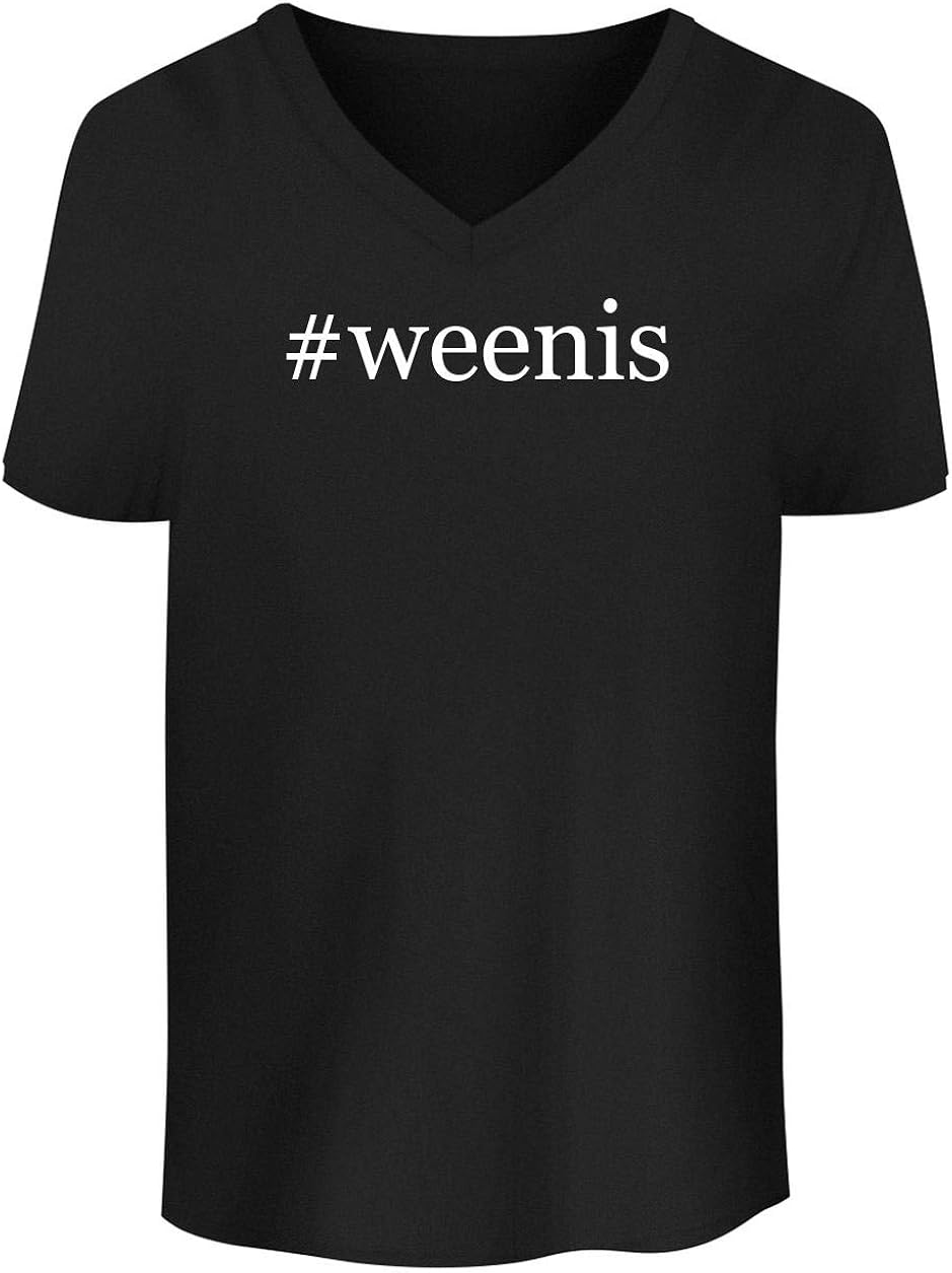 Amazon.com: #weenis - Men's Soft & Comfortable Hashtag V-Neck T-Shirt ...