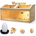 Amazon.com: NEWTRY Chicken Brooder Box Intelligent Sliding-Door Chick ...