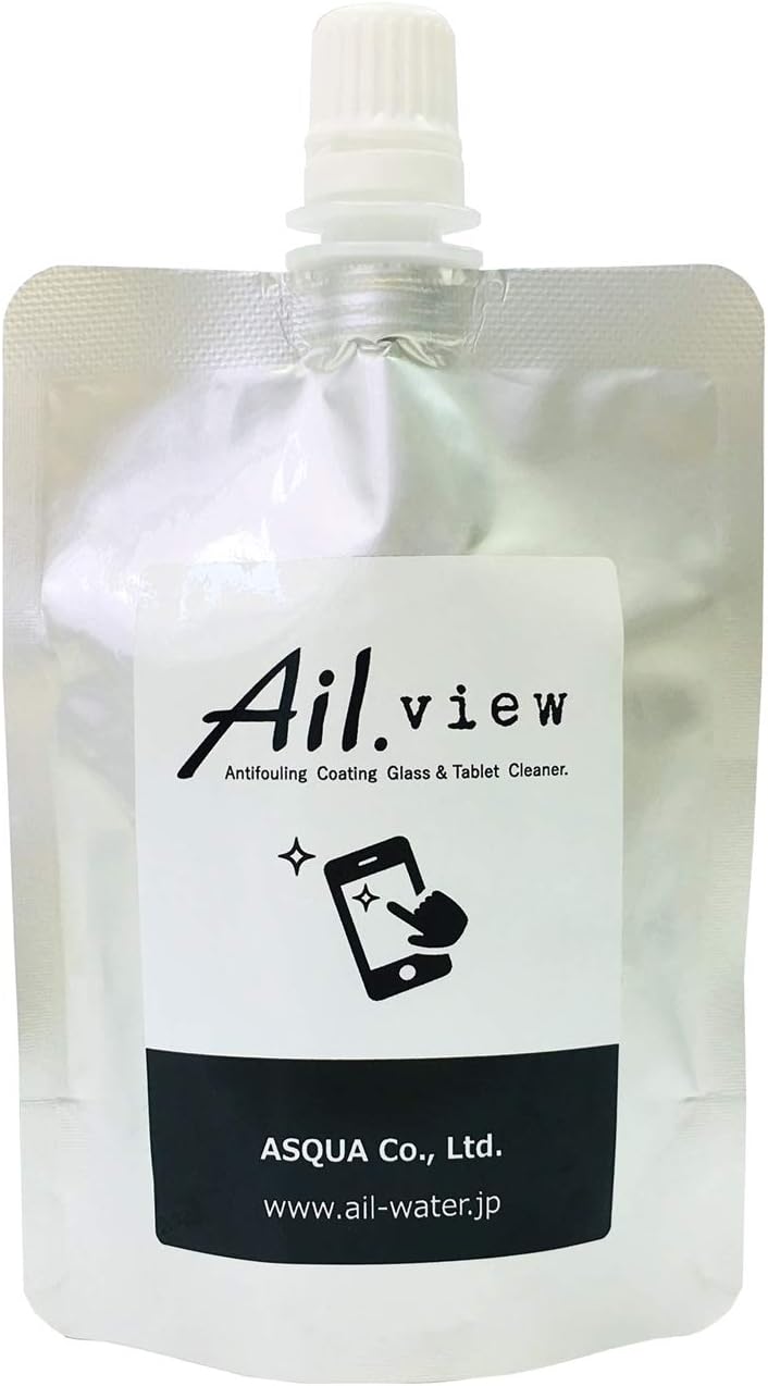 Amazon | Ail.view アイルビュー スマホクリーナー[除菌プラス] 詰替えパック 80ml（8mlミスト 10本分）スマホ・タブレット・メガネ・液晶画面・ガラス等の除菌・洗浄 ...