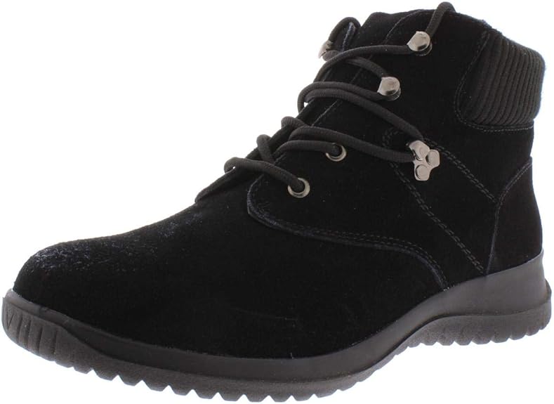 Amazon.com | Wanderlust Boston Women's Boot 11 B(M) US Black-Suede ...
