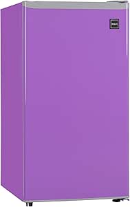 Amazon.com: RCA RFR321-PURPLE 3.2 Cu Ft Compact Fridge, Mini ...
