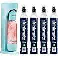 Amazon.com: Drinkmate OmniFizz Sparkling Beverage Maker CO2 Bundle - Sparkling Water/Soda ...