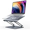 Amazon.com: Lamicall Adjustable Laptop Stand, Portable Laptop Riser ...
