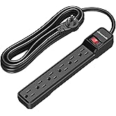 Amazon.com: DEWENWILS 6-Outlet Power Strip Surge Protector with 10 Foot ...