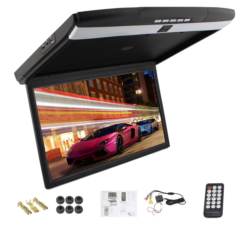 Universal 17 inches car Monitor LED digital screen Car: Amazon.co.uk ...
