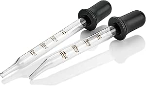 Amazon.com: Eye Dropper - (Pack of 2) Bent & Straight Tip Calibrated ...