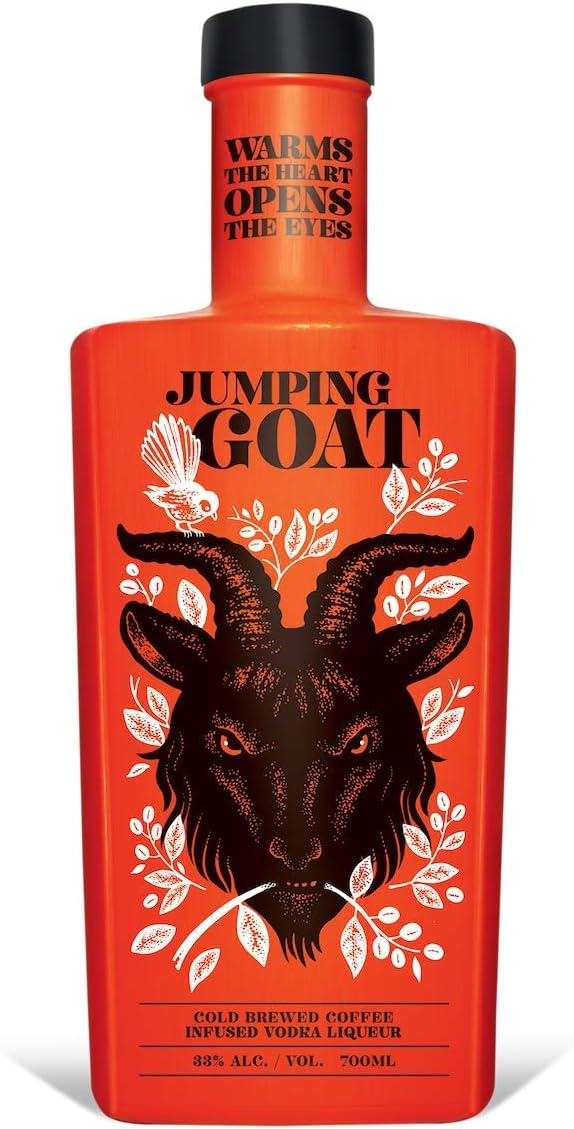 Jumping Goat Liquor 33% Cold Brewed Coffee Infused Vodka, 70 cl: Amazon ...