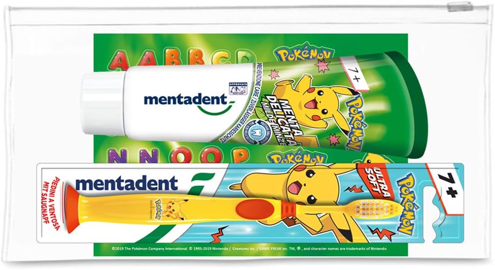 Mentadent Pokemon Toothpaste and Toothbrush – Assorted Colours – BigaMart