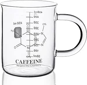 Amazon.com | Caffeine Beaker Mug,Caffeine mug, Funny coffee mug ,Coffee ...