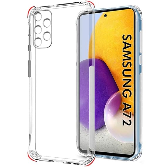 TheGiftKart Back Cover for Samsung Galaxy A72(TPU;Silicone/Transparent ...