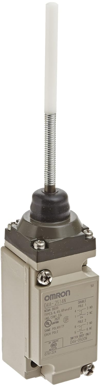 Omron d4 a-2514-n finecorsa multiuso, asta flessibile, asta in plastica ...