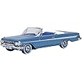 Amazon.com: 1961 Chevy Impala Convertible Jewel Blue Metallic and White ...