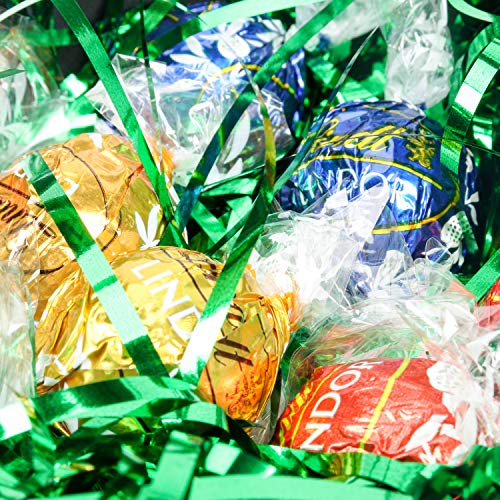 Green Crinkle Cut Paper Shred Filler Gift Filler 1 LB for Gift Wrapping ...