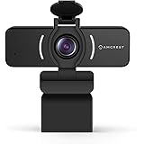 Amazon.com: Amcrest 1080P Webcam with Microphone & Privacy Cover, Web ...