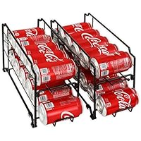 Amazon.com: DINEST 2 Pack Stackable Soda Can Organizer, Rust Resistant ...