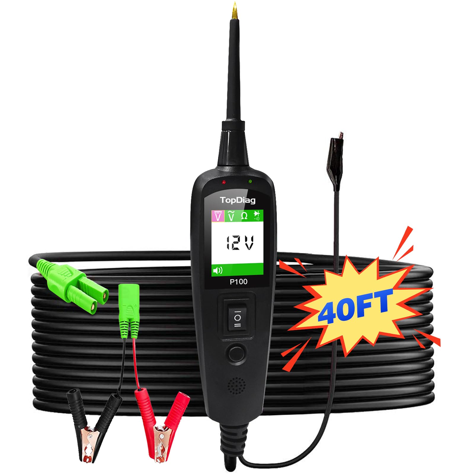 Mua P100 Automotive Circuit Tester, 40Ft Cable, Power Circuit Probe ...