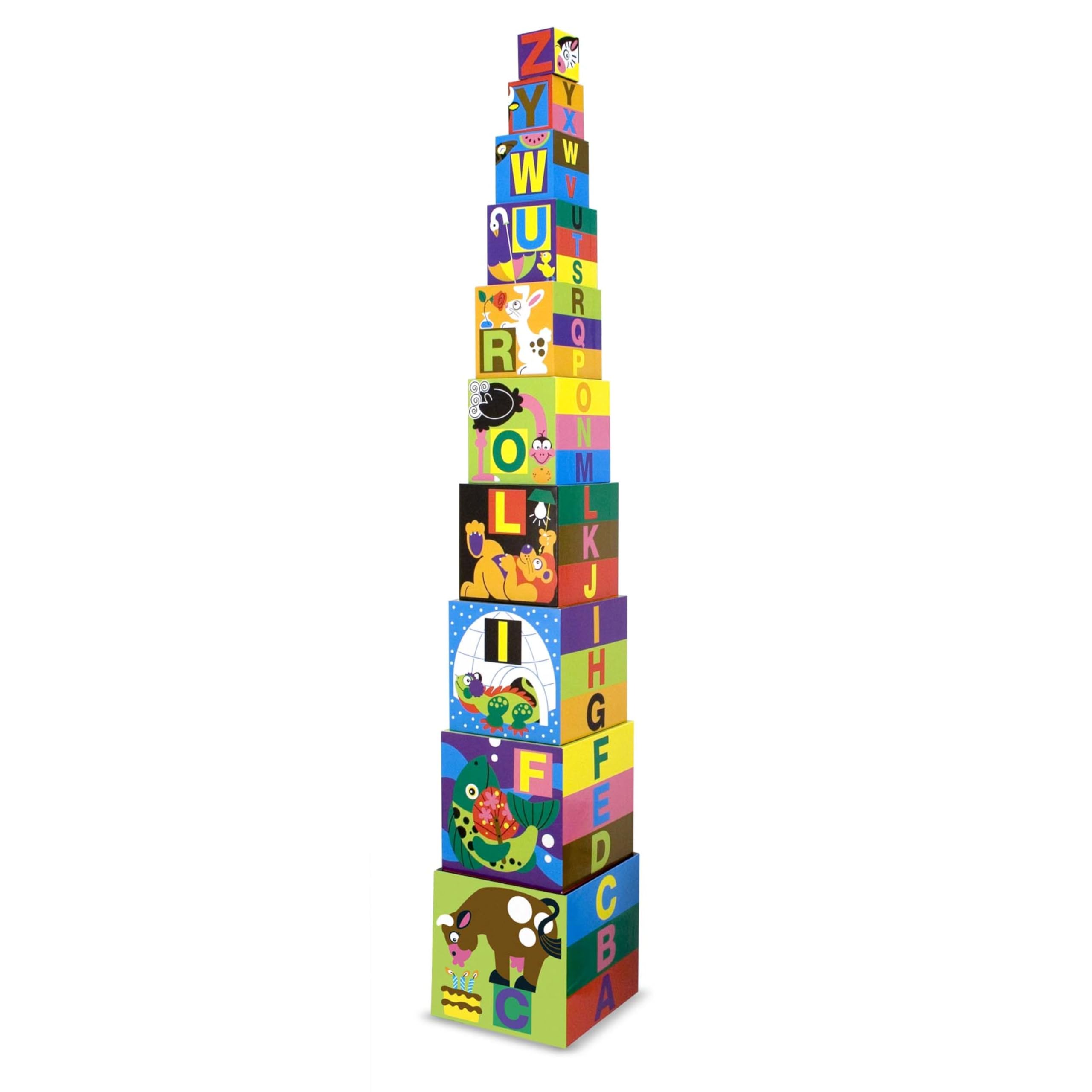 Mua Melissa & Doug Deluxe 10-Piece Alphabet Nesting and Stacking Blocks ...