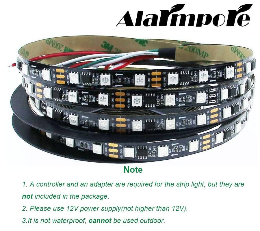 Rgb Led Strip Light 12v Waterproof Ip65 5m 5050 300leds