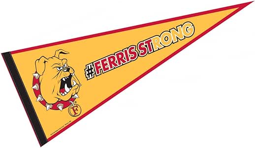 Amazon.com : College Flags & Banners Co. Ferris State Pennant Full Size ...