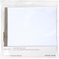 Amazon.com: 60 Sheets 12" x 12" White Scrapbook Refill Pages by ...