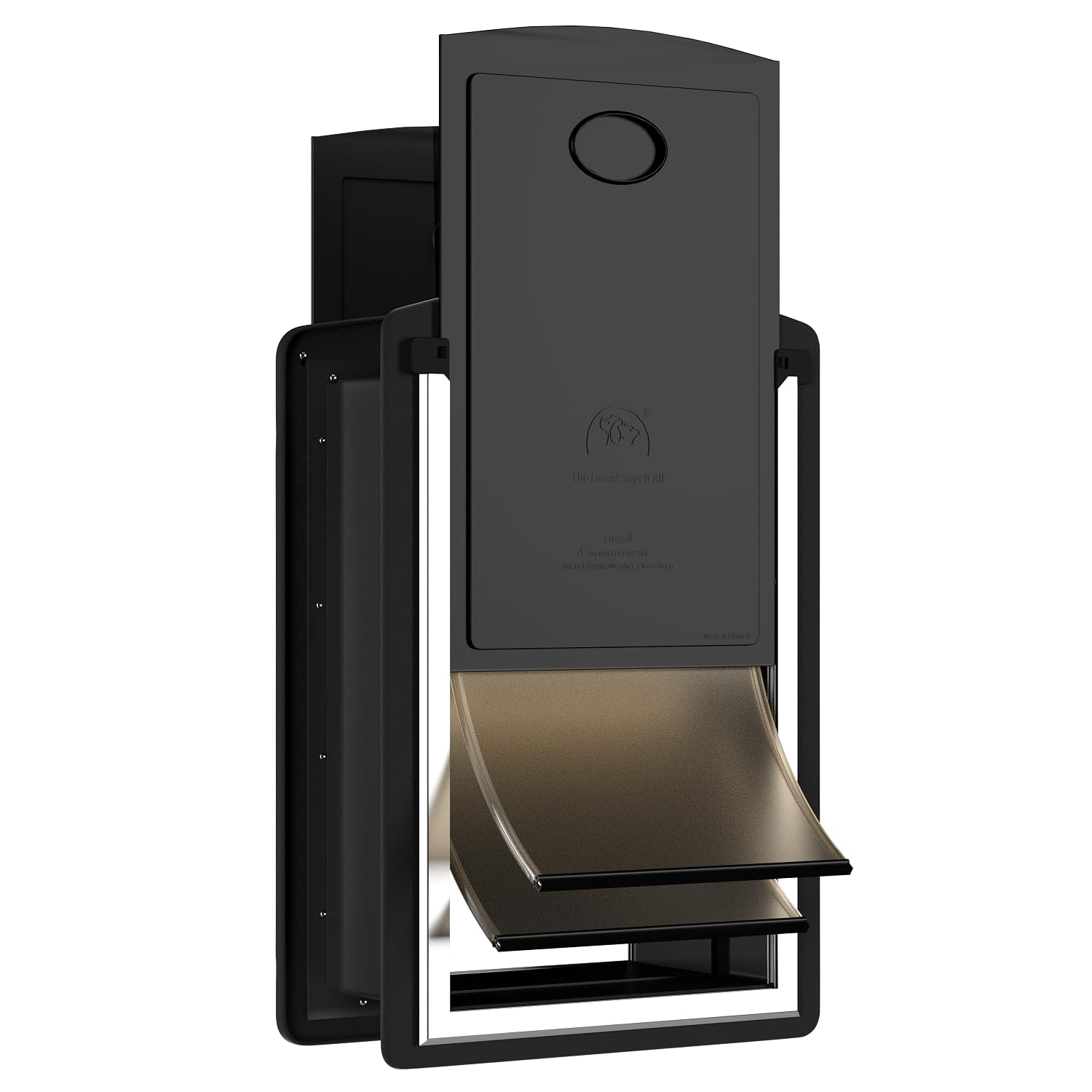 ClawJaw Extra Large Dog Door for Wall, Metal Frame and Telescopic ...