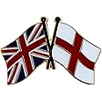 Amazon.com: United Kingdom - England Friendship Lapel Pin : Clothing ...