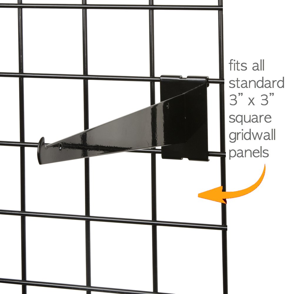Retail Shelving & Wall Displays Pack of 25 - Shelf Brackets Fit All 3 x ...