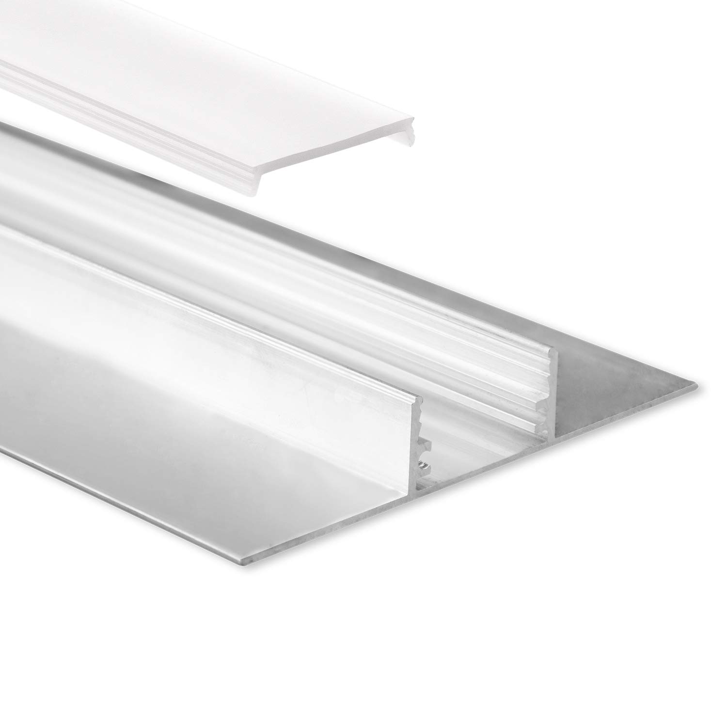 LED Aluminium Trockenbauprofil T5 Sabik 2 Meter inkl. Abdeckung Opal ...