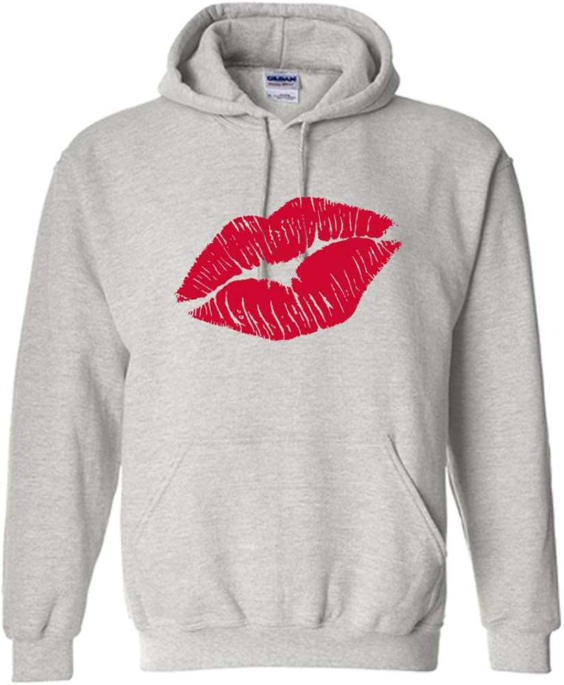 Amazon.com: Kiss Mark Unisex Hoodie: Clothing