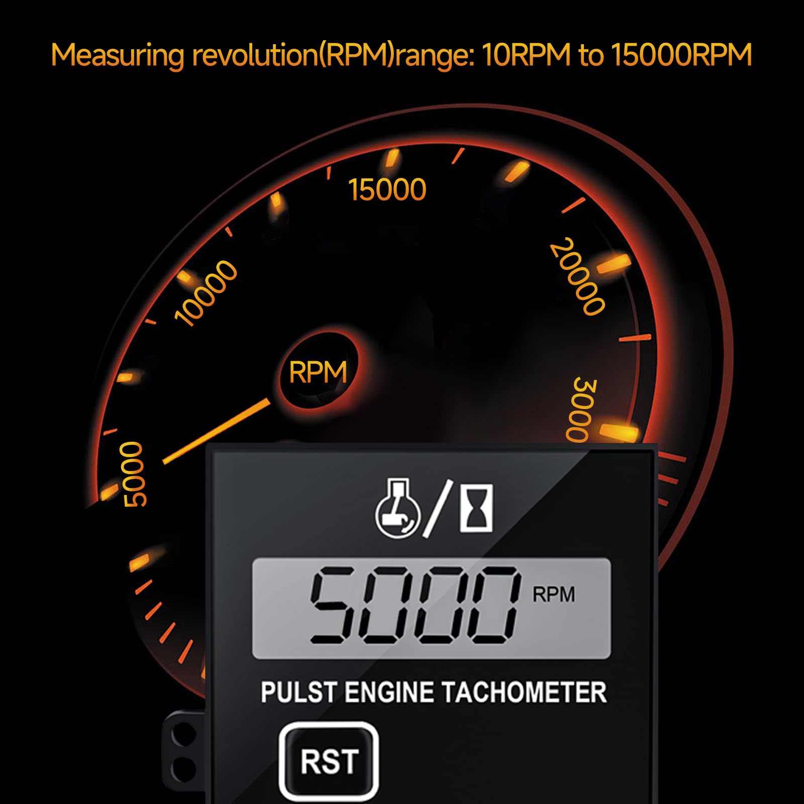 Mua Chainsaw Tachometer-Digital Tachometer Tach Gauge Small Engine ...