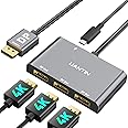 Amazon.com: UANTIN DisplayPort Splitter for 3 Monitors Extended Display | 4K 60Hz Display Port ...