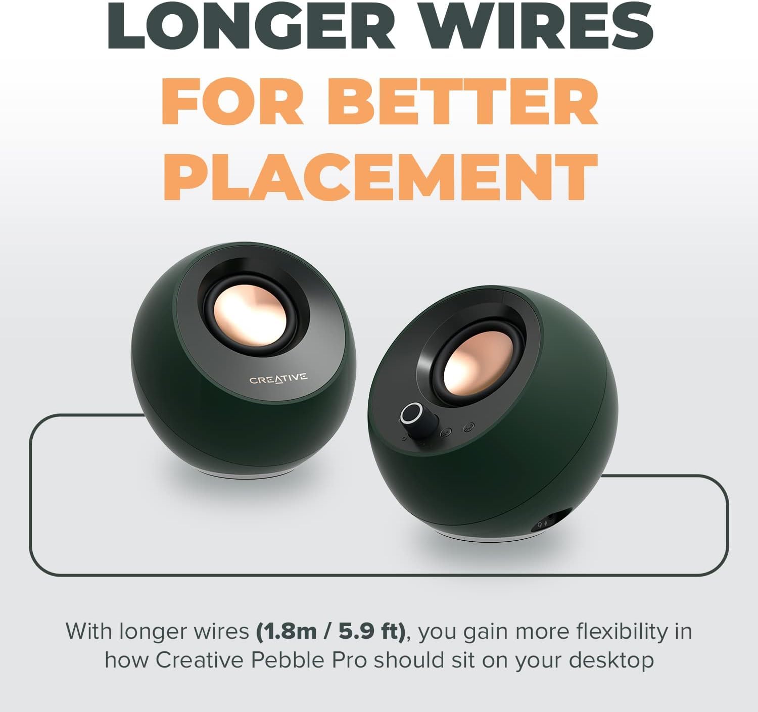 Mua Creative Pebble Pro Minimalist 2.0 USB-C Computer Speakers MF1710 ...