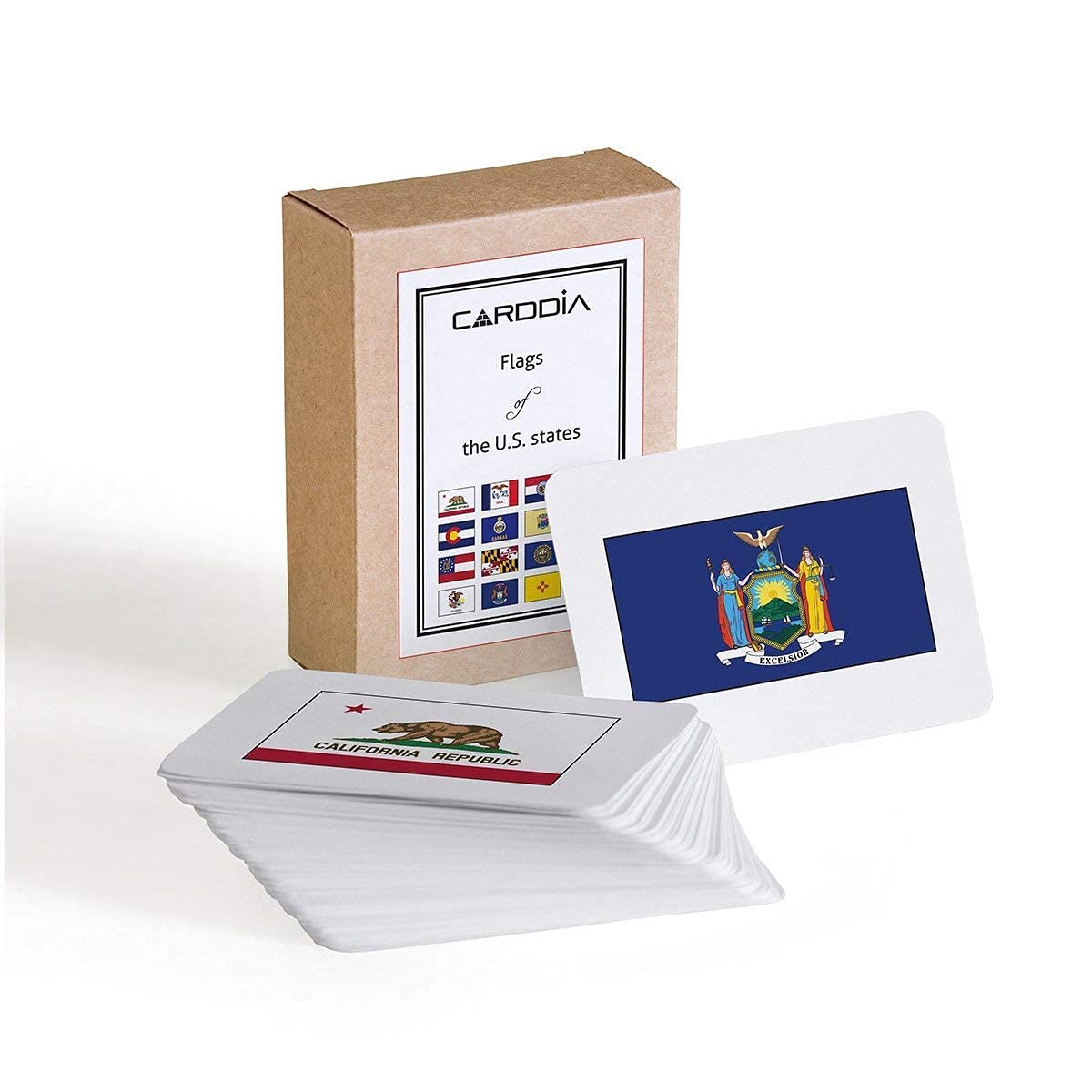 Mua Collection of Country Flags Flash Cards + Flags of U.S. States ...