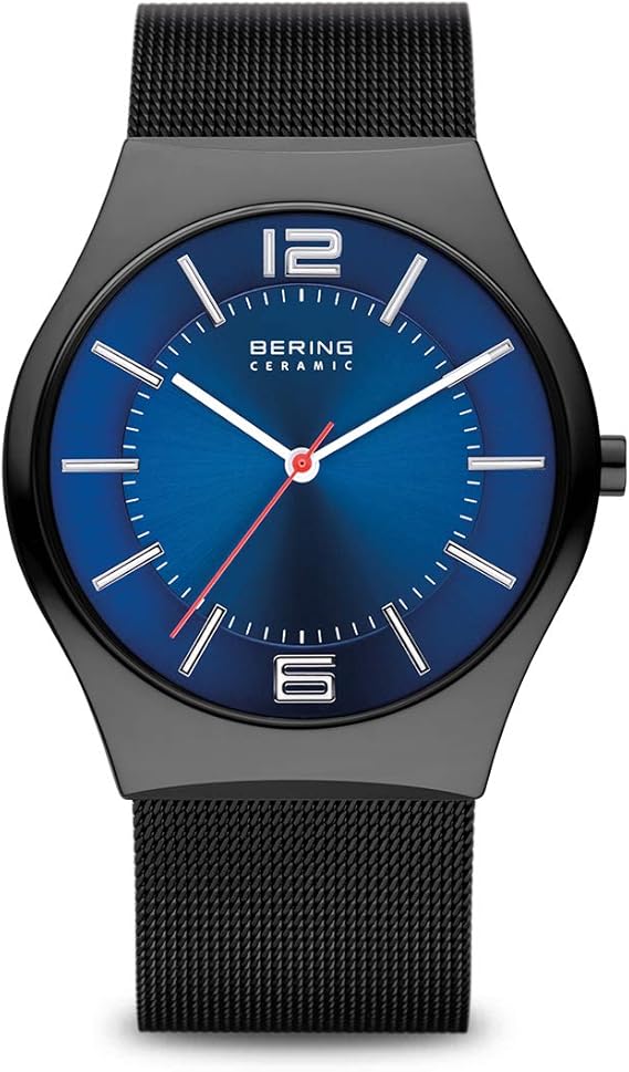 BERING Herren-Armbanduhr Analog Quarz Edelstahl 32039-447: Amazon.de: Uhren