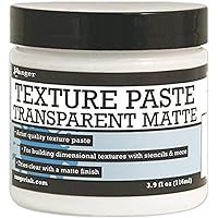 Amazon.com: Ranger 320617 Texture Paste 4oz, Transparent Matte
