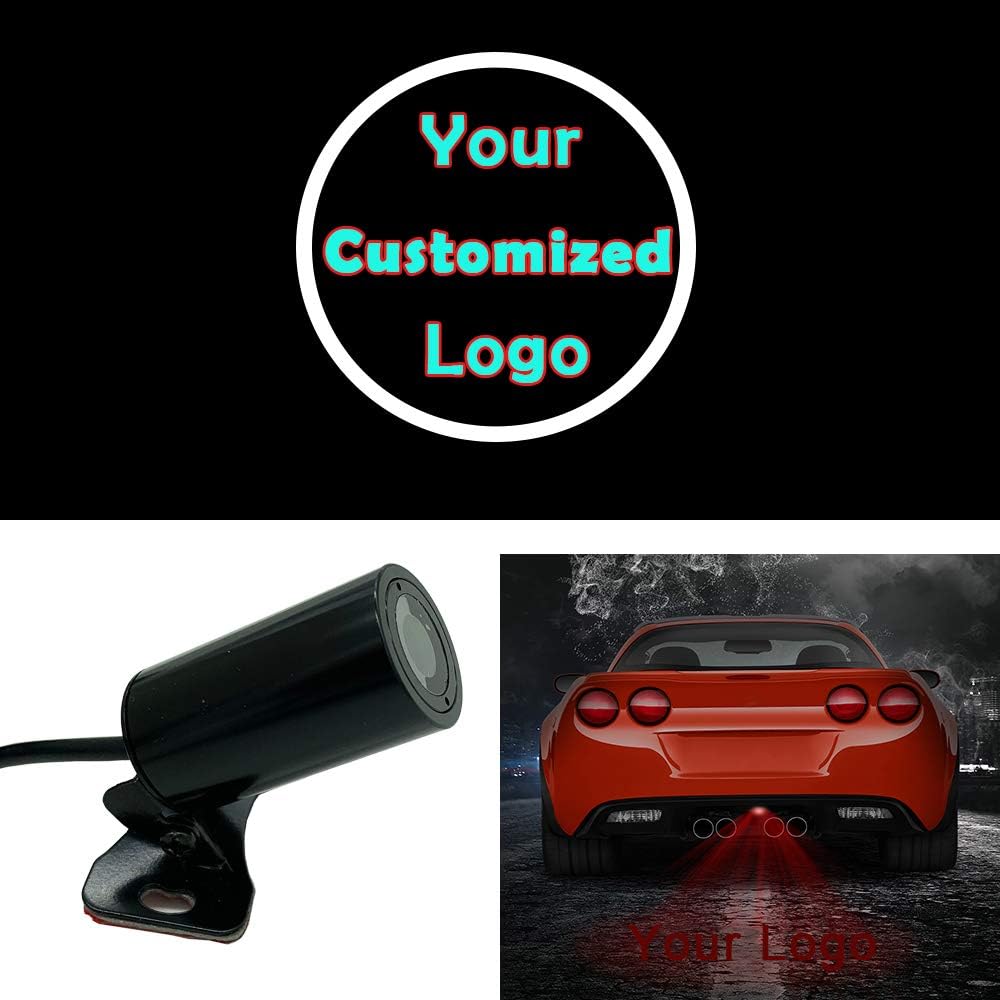 Amazon.com: Custom Logo Car LED Projection Light Warning Laser Tail ...