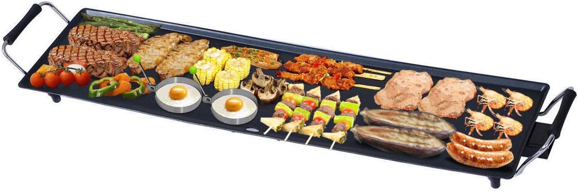 Review RASIKA SHOP Electric Teppanyaki Camping Counter Table ...