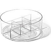 Amazon.com - BINO Plastic Round Turntable Organizer with 6 Compartments ...