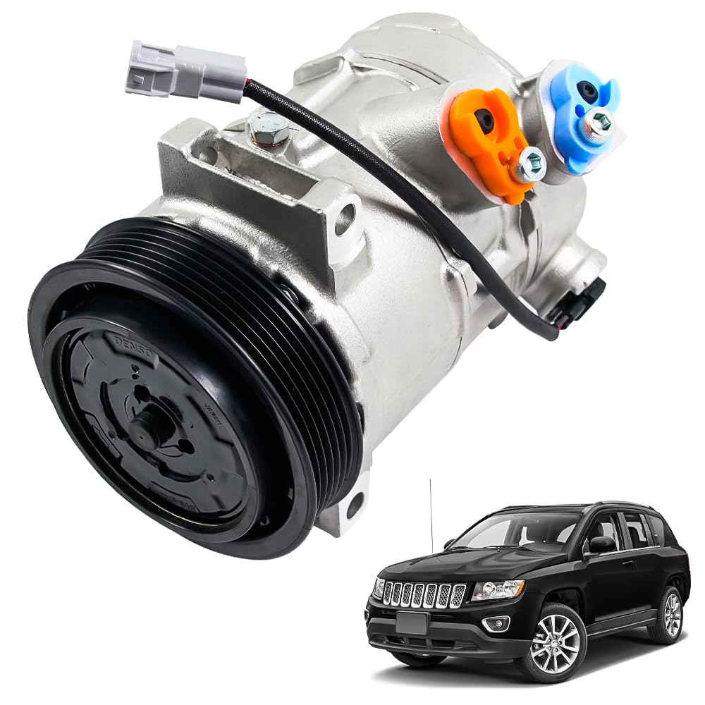 LEAPTREND 55111610AA Air Conditioner AC A/C Compressor with Clutch ...