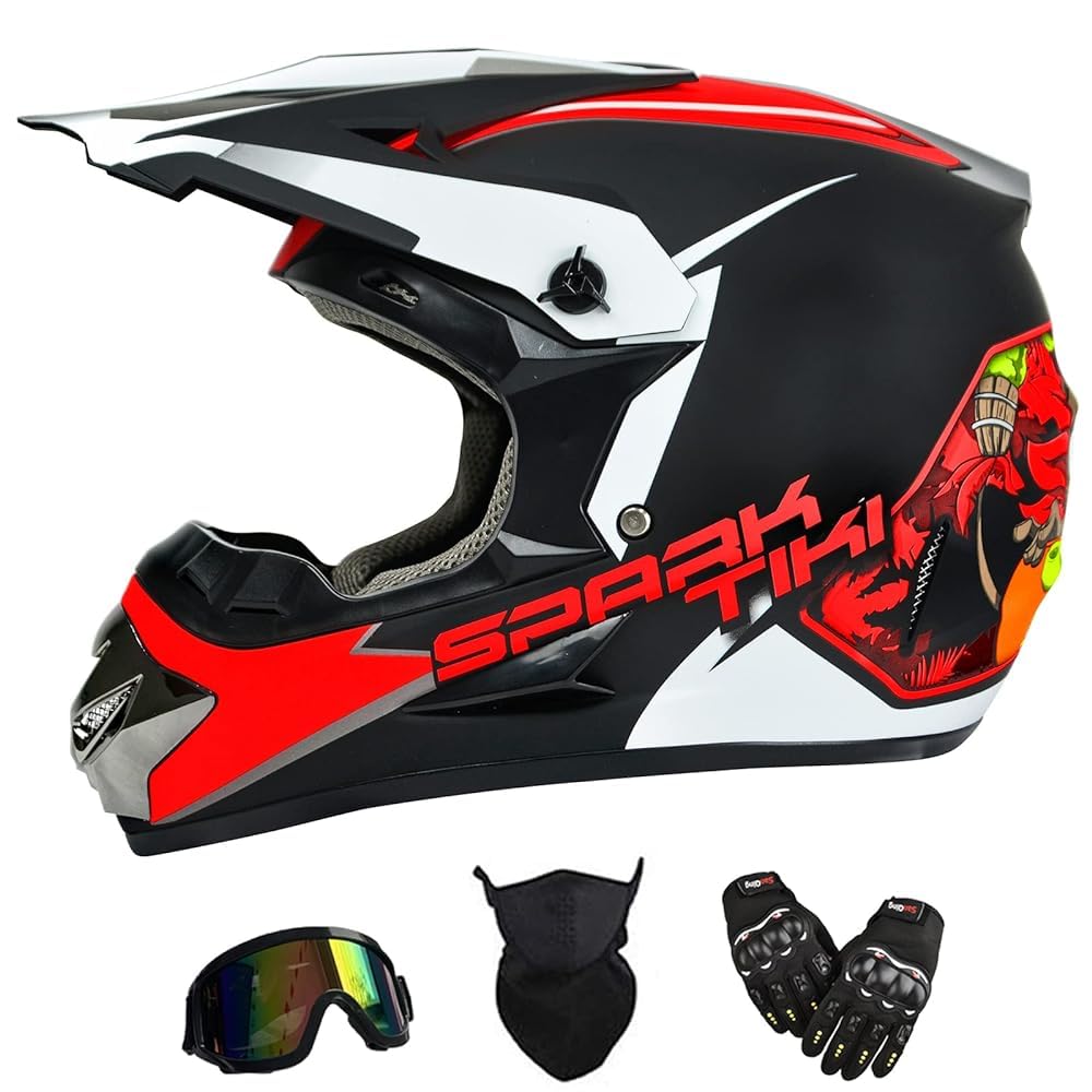 Youth Motocross Helmet Dirt Bike Helmet,ATV Motorcycle Helmet,Outdoor ...