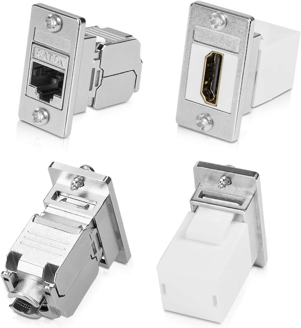 kwmobile Keystone Module Mounting Brackets (Pack of 10) – Snap-In ...