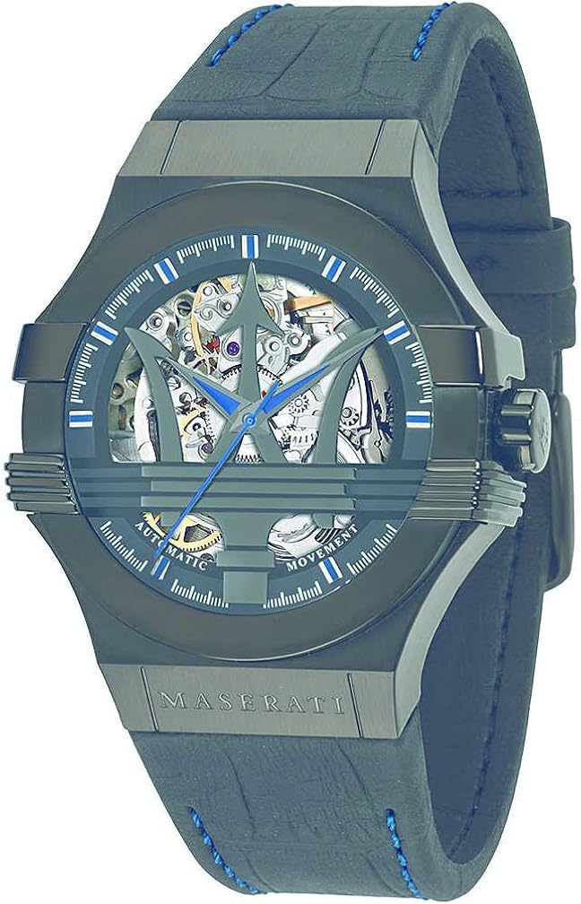 Maserati Potenza Automatic Watch R8821108009 Black Man Limited Edition ...