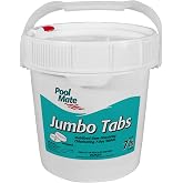 Amazon.com : Pool Mate 5-Pounds Premium Slow-Dissolving Jumbo Tabs ...