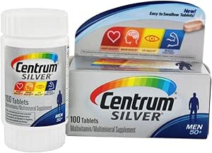 Amazon.com: Centrum Silver Men's 50+ Tablets 100 Tablets: Health ...