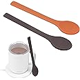 Amazon.com: KIICII 2PCs Silicone Stirring Spoons for Coffee Tea, 6.85 ...