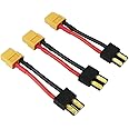 Amazon.com: OliYin 3pcs Compatible with TRX Male to XT60 Female Connector Adapter Cable 14awg 1 ...