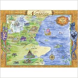 Map of Narnia Wall Chart (Charts): Amazon.co.uk: Rose Publishing ...