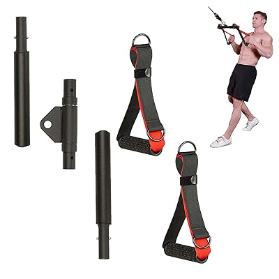 Buy ZOVOTA Straight Bar & Handle Cable Machine Attachments Detachable ...